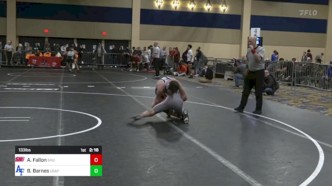 133 lbs C Of 16 #1 - Andrew Fallon, Sacred Heart vs Brenden Barnes, Air ...