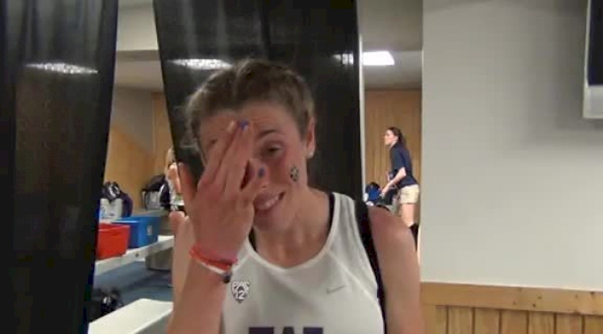 Megan Goethals 2nd 5k hangs with the leaders and nearly catches Abbey ...