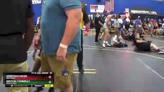 92 lbs Round 2 - Jeremiah Hayes, Red Cobra vs Bryson Connelly, Unattached