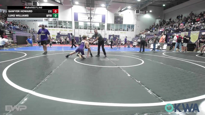 110 lbs Rr Rnd 2 - Sawyer Howard, Cleveland Takedown vs Luke Williams ...