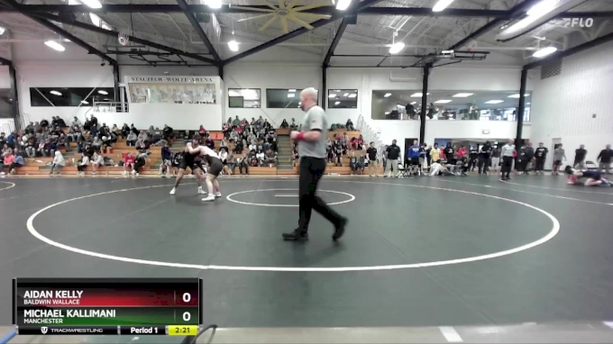 141 lbs Champ. Round 2 - Aidan Kelly, Baldwin Wallace vs Michael Kallimani, Manchester