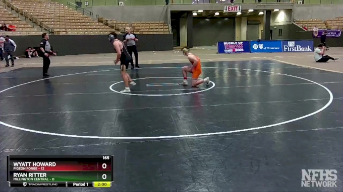165 lbs Quarterfinals (8 Team) - Ryan Ritter, Millington Central vs ...