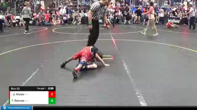 37 lbs Cons. Semi - Jacob Myles, Rocket Trained WC vs Tate Reeves ...