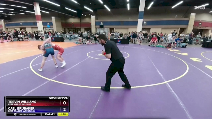 126 lbs Quarterfinal - Trevin Williams, Ryse Wrestling Club vs Cael ...
