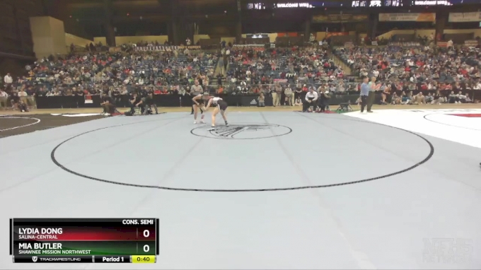 125 lbs Cons. Semi - Mia Butler, Shawnee Mission Northwest vs Lydia ...