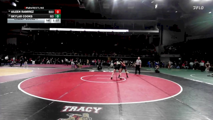 125 lbs Champ. Round 1 - Skylar Cooks, River City vs Aileen Ramirez ...