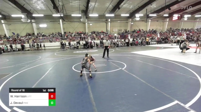 50 lbs Round Of 16 - Wyatt Harrison, Little Warriors vs James Devaul ...