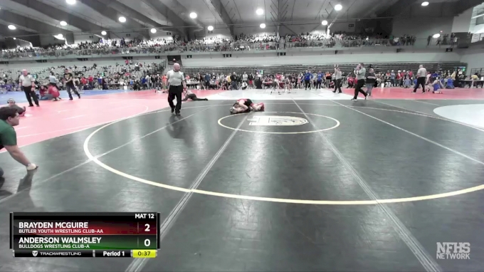 120 lbs Cons. Round 3 - Brayden Mcguire, Butler Youth Wrestling Club-AA ...