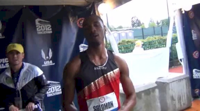 Duane Solomon on running his own race and passing Jock at 2012 U.S ...