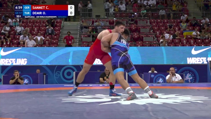 97 kg Qualif. - Connor Sammet, Germany vs Oktay Demir, Turkey