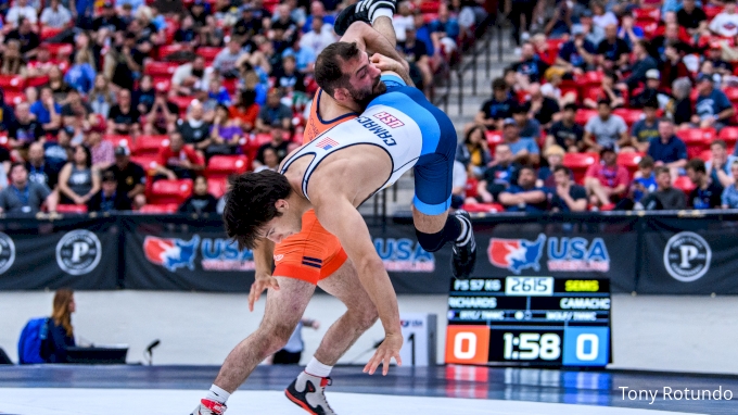 57 kg Semis - Zane Richards, Illinois RTC / TMWC vs Jakob Camacho ...