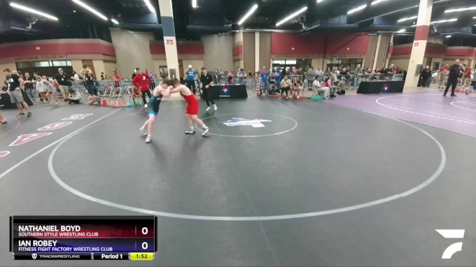 117 lbs Cons. Semi - Nathaniel Boyd, Southern Style Wrestling Club vs ...