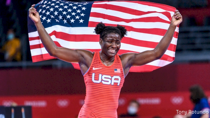 Olympic Champion Tamyra Mensah-Stock Signs With WWE - FloWrestling
