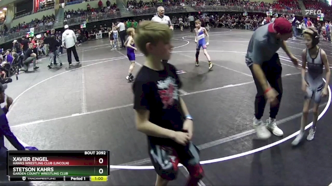 60 lbs Champ. Round 2 - Xavier Engel, Hawks Wrestling Club (Lincoln) vs ...