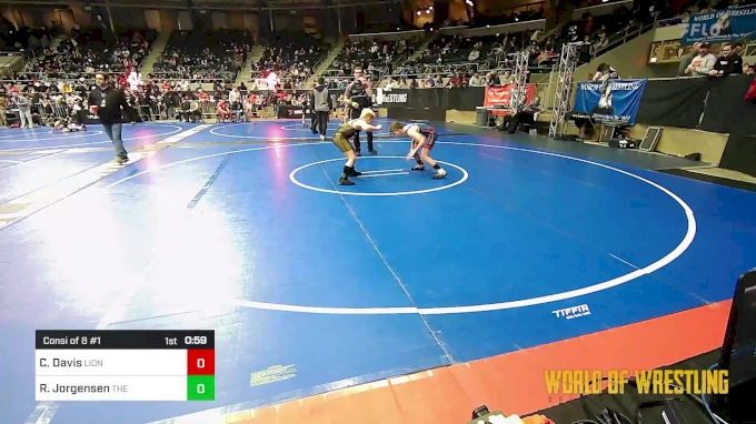110 lbs Consi Of 8 #1 - Corbin Davis, Lions Wrestling Academy vs Ryne ...