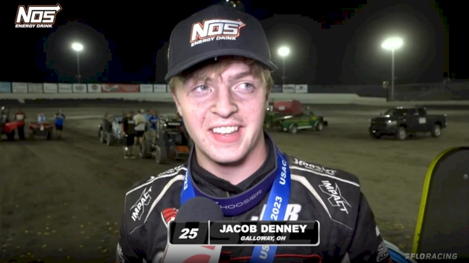 Jacob Denney In Victory Lane To Open Indiana Midget Week