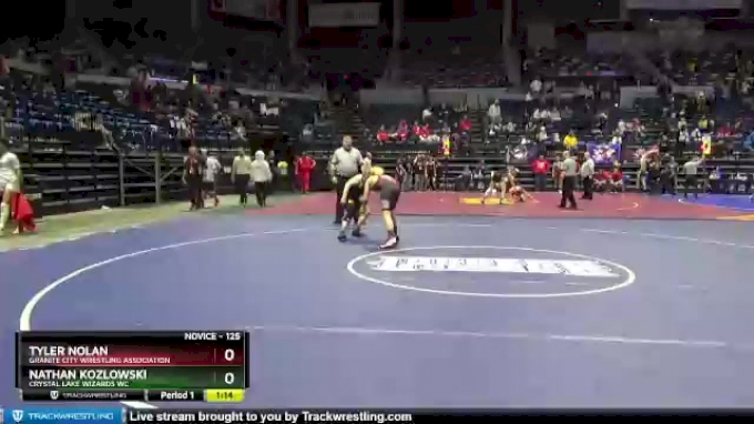 125 lbs Cons. Round 3 - Tyler Nolan, Granite City Wrestling Association ...