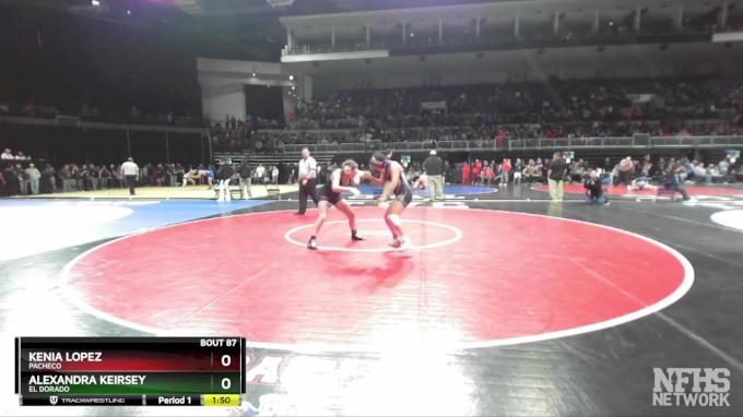 155 lbs Champ. Round 1 - Alexandra Keirsey, El Dorado vs Kenia Lopez ...