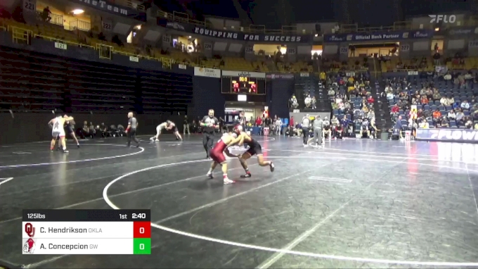 125 lbs Round Of 16 - Conrad Hendrikson, Oklahoma vs Aedyn Concepcion ...
