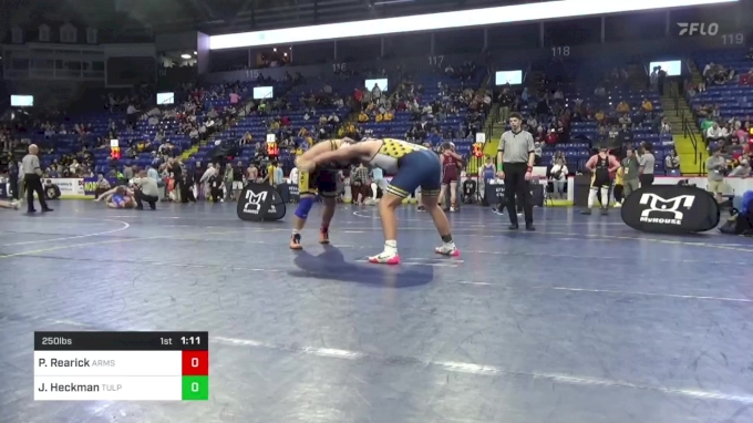 250 lbs Semifinal - Philup Rearick, Armstrong vs Jack Heckman, Tulpehocken