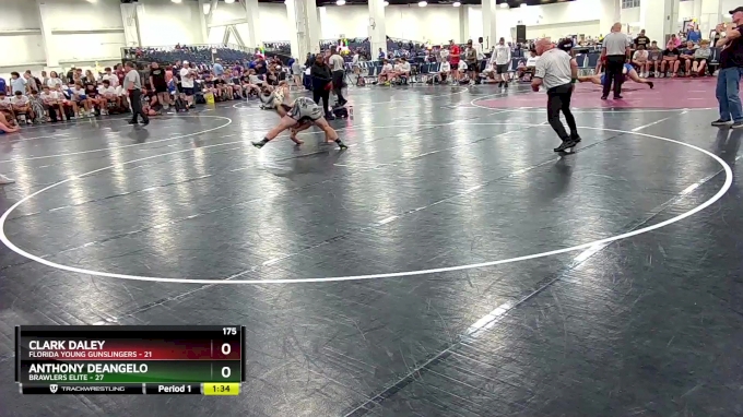 175 lbs Round 4 (16 Team) - Anthony Deangelo, Brawlers Elite vs Clark ...