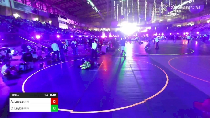 113 lbs Consi Of 8 #2 - Aj Lopez, Grindhouse WC vs Caden Leyba ...