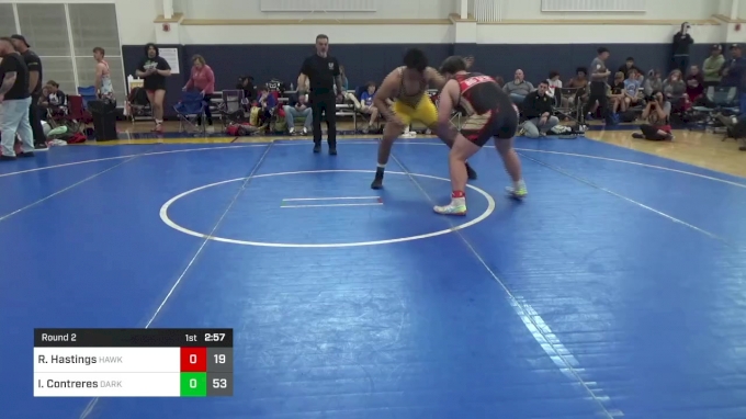285 lbs Round 2 - Ryder Hastings, Hawks WC vs Iban Contreres, Dark ...