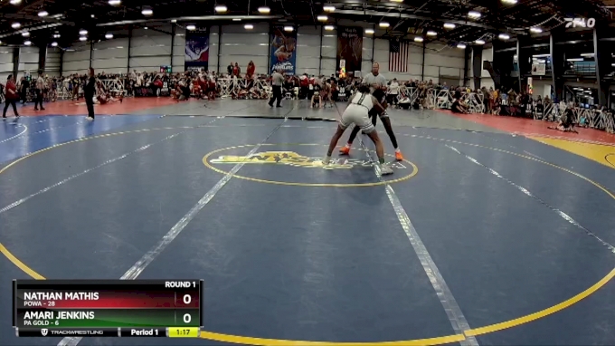 105 lbs Rd# 4- 2:00pm Friday Final Pool - Nathan Mathis, POWA vs Amari ...