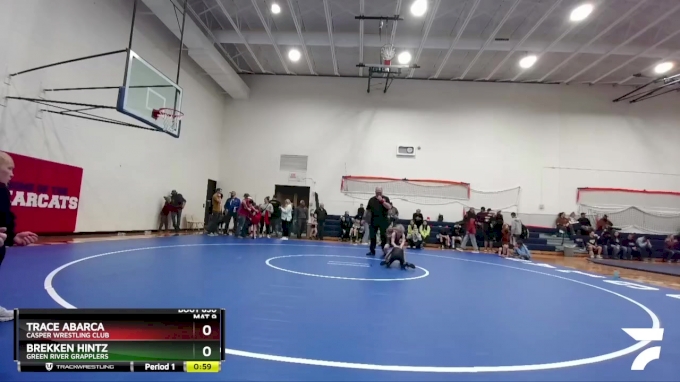 49 lbs Semifinal - Brekken Hintz, Green River Grapplers vs Trace Abarca ...