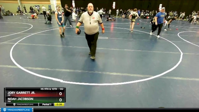 132 lbs Cons. Round 4 - Noah Jacobson, MN vs Jory Garrett Jr., OK