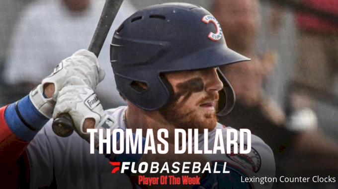 FloBaseball Player Of The Week: Counter Clocks' Thomas Dillard ...