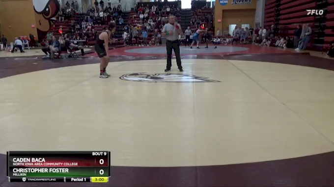 141 lbs Champ. Round 2 - Caden Baca, North Iowa Area Community College ...