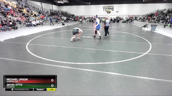 215 lbs Cons. Round 7 - Devin Otto, Coleman vs Michael Upson, Random Lake