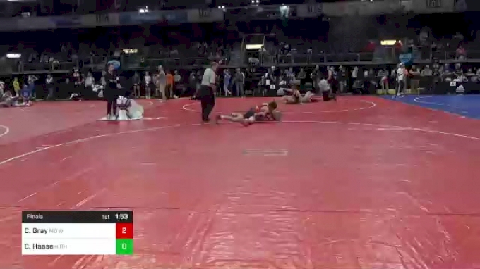 128 lbs Final - Colby Gray, Mo West vs Chase Haase, High Performance ...