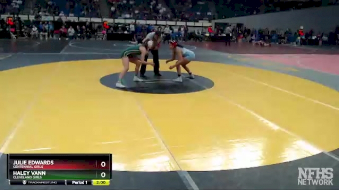 6A/5A Girls 130 Semifinal - Haley Vann, Cleveland Girls vs Julie ...