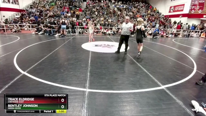106 lbs 5th Place Match - Trace Eldridge, Cheyenne East vs Bentley ...