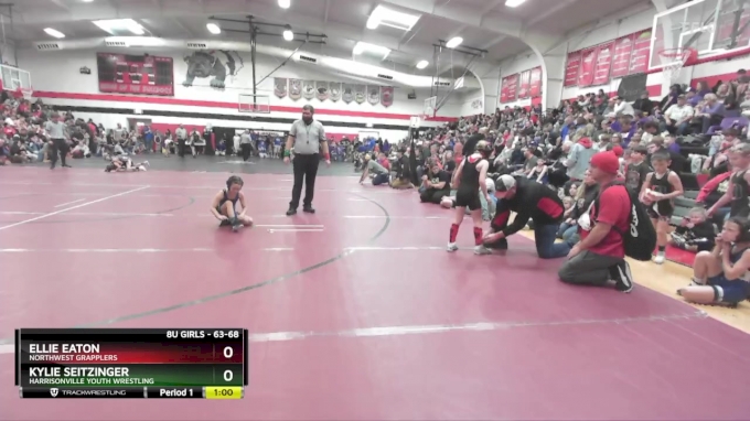 63-68 lbs Round 2 - Ellie Eaton, Northwest Grapplers vs Kylie ...