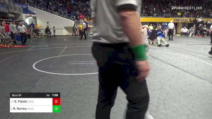 90 lbs Round Of 32 - Ethen Palski, Jersey Shore vs Reese Norley, Pennridge