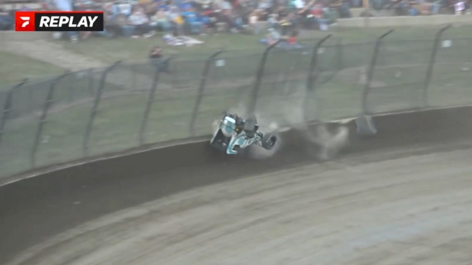 Mitchel Moles Okay After Nasty USAC Sprint Qualifying Crash At Eldora 4 ...