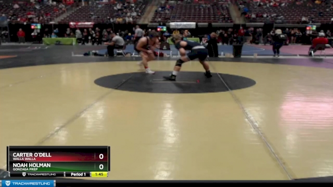 160 lbs Champ. Round 3 - Noah Holman, Gonzaga Prep vs Carter O`Dell ...