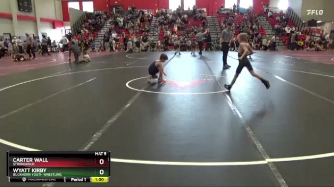60 lbs Champ. Round 1 - Carter Wall, Stronghold vs Wyatt Kirby ...