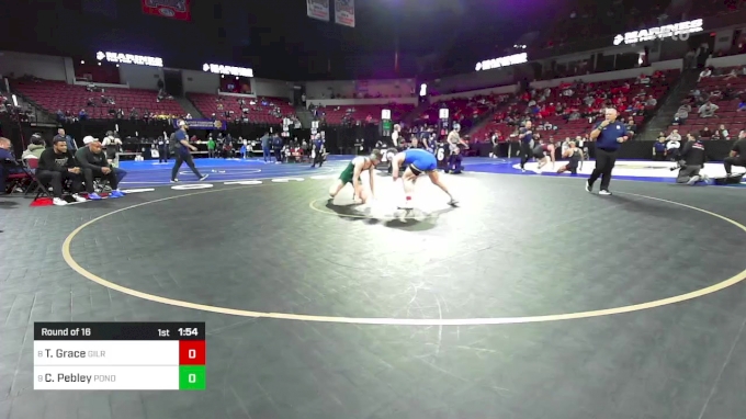 157 lbs Round Of 16 - Travis Grace, Gilroy vs Christian Pebley, Ponderosa