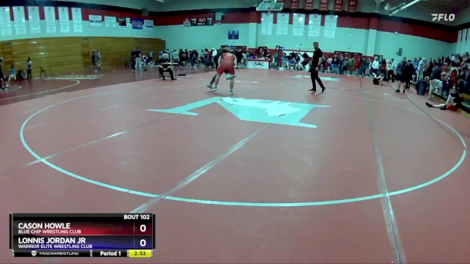 215 lbs Quarterfinal - Cason Howle, Blue Chip Wrestling Club vs Lonnis ...