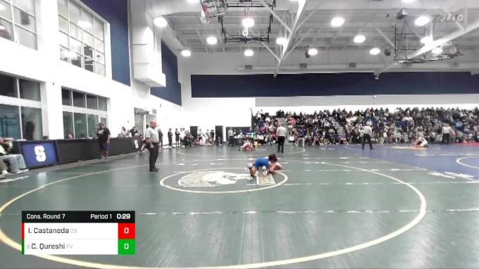 113 lbs Cons. Round 7 - Chris Qureshi, Fountain Valley vs Isaac ...