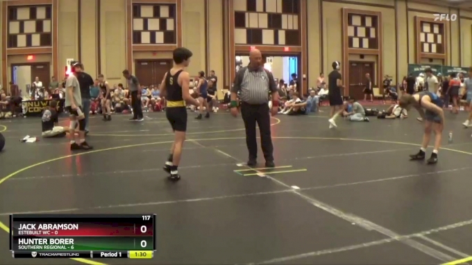 117 lbs Finals (8 Team) - Jack Abramson, EsteBuilt WC vs Hunter Borer ...