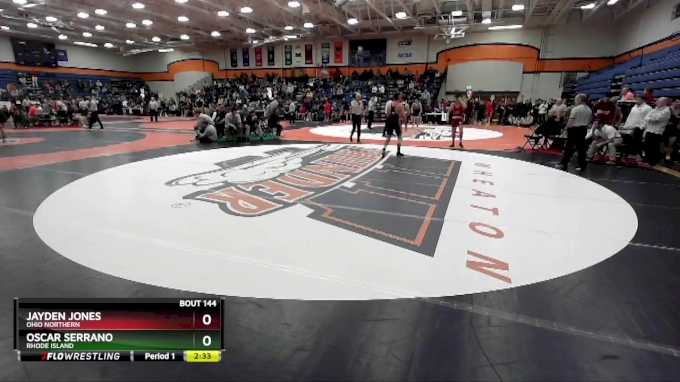 157 lbs Champ. Round 2 - Jayden Jones, Ohio Northern vs Oscar Serrano ...