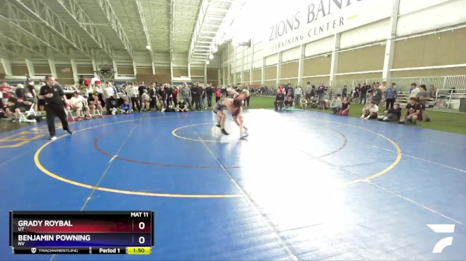 126 lbs Champ. Round 1 - Grady Roybal, UT vs Benjamin Powning, NV