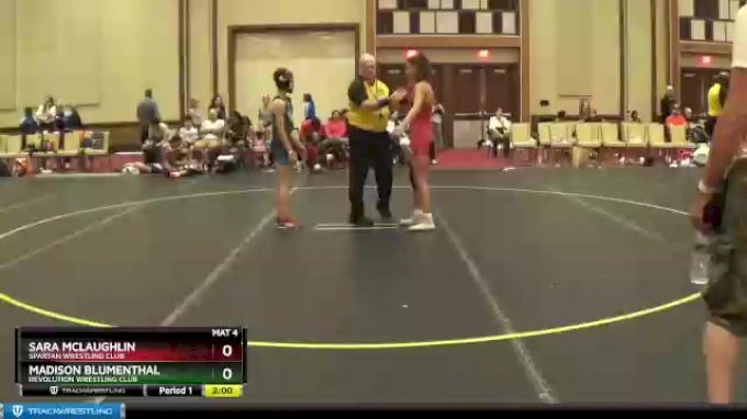100/110 Round 4 - Sara McLaughlin, Spartan Wrestling Club vs Madison ...