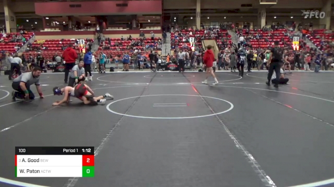 100 lbs Champ. Round 2 - Alex Good, Bald Eagle Wrestling vs Wyatt Paton ...