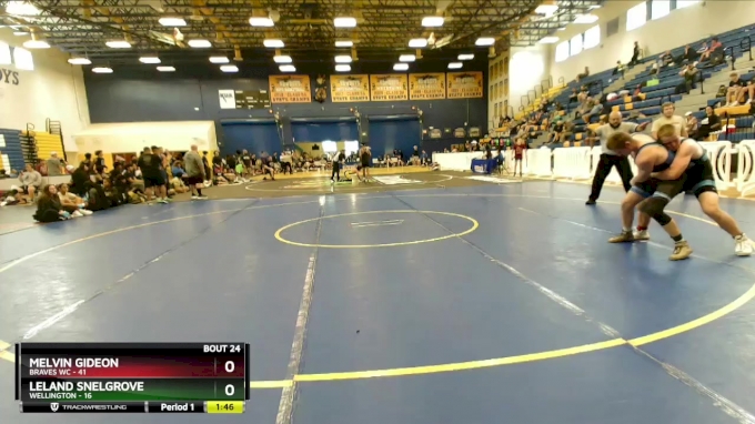 190 lbs Round 6 (8 Team) - Melvin Gideon, Braves WC vs Leland Snelgrove ...